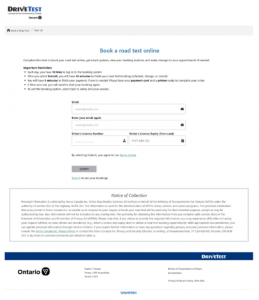 Help New Booking – DriveTest Home